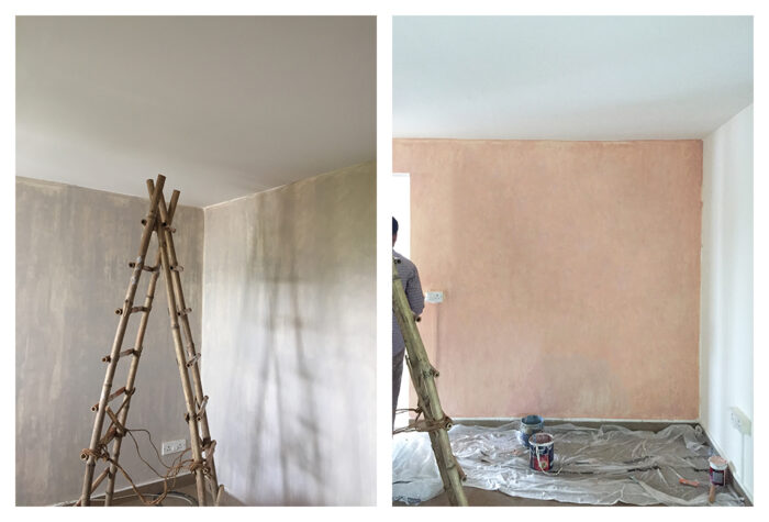 How to Create & Paint Mottled Wall by Shivani Dogra in Delhi